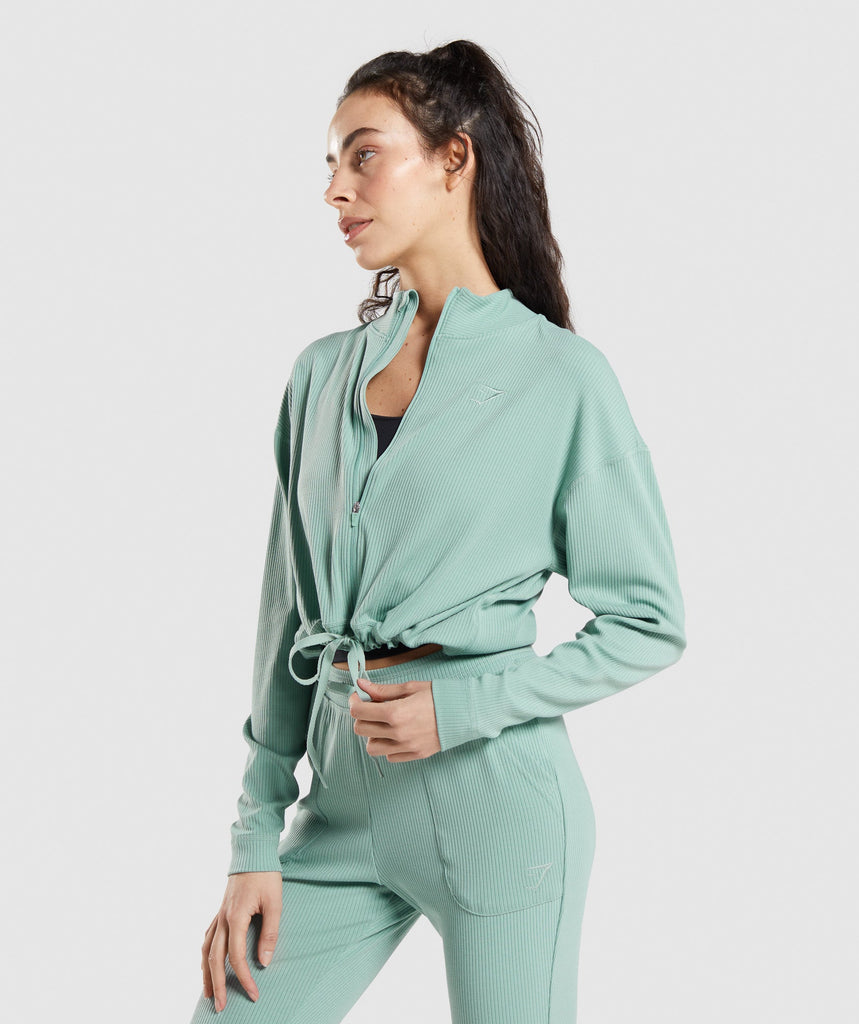 Gymshark Pause Zip Up Jacket - Maya Blue | Gymshark